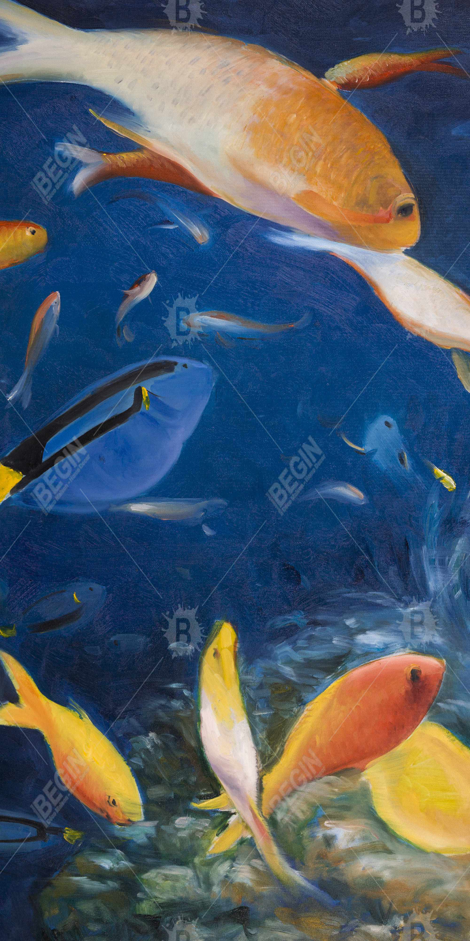 Begin Edition International Inc. Colorful fish under the sea - 15.75 ...