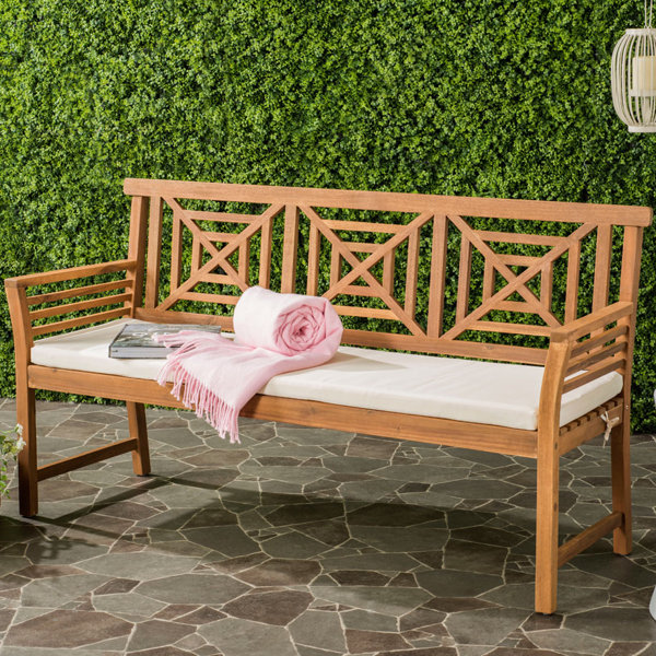 Darby Home Co Garrity Acacia Outdoor Bench & Reviews | Wayfair