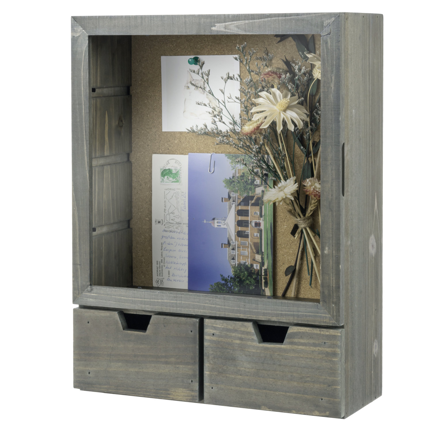 MyGift Solid Wood Shadow Box Display Case | Wayfair