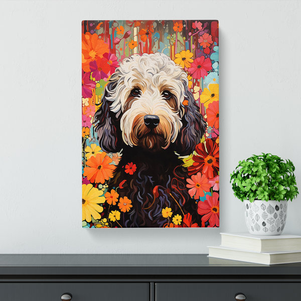 Marlow Home Co. Labradoodle Colour Field Art No.3 - No Frame Print ...
