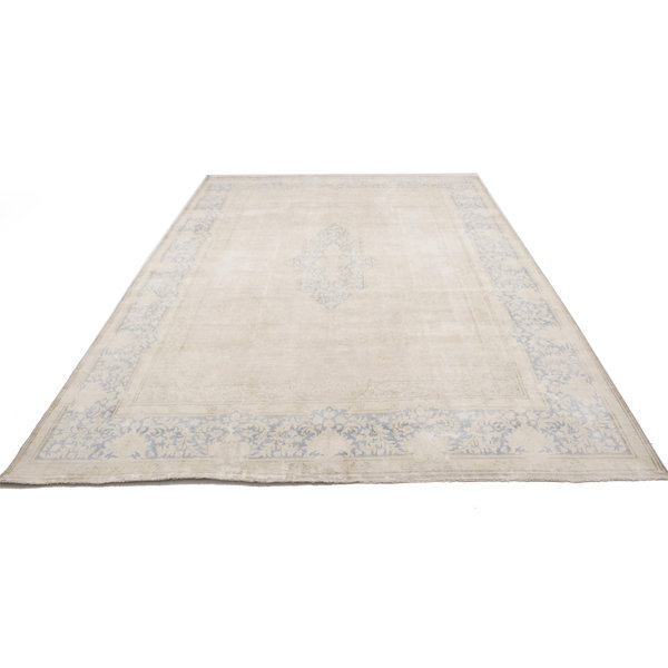 ADMINRUGS Muted Beige Traditional 10X14 Oriental Area Rug | Perigold