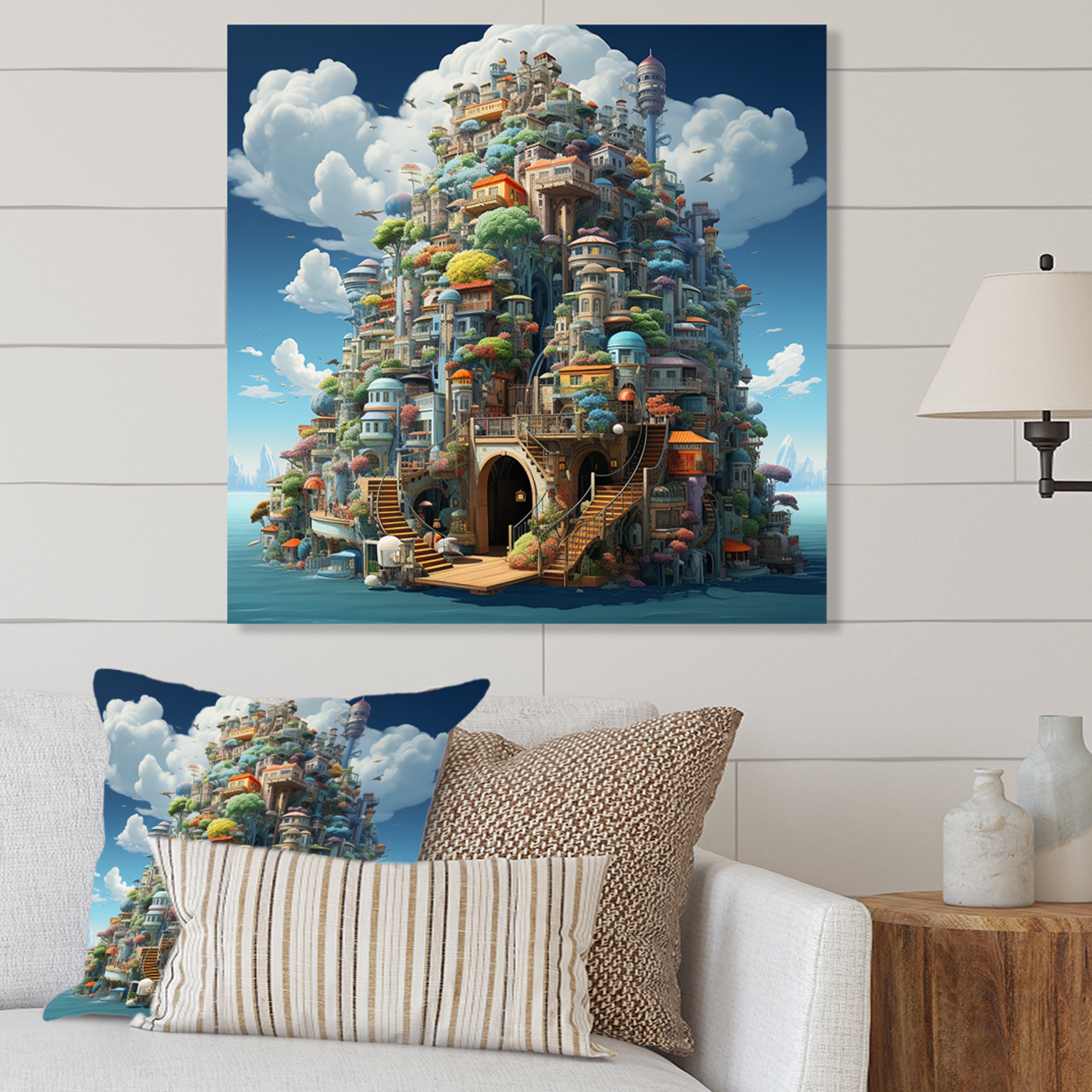 Trinx Fantasy Castle II - Castles Metal Wall Art - Wayfair Canada