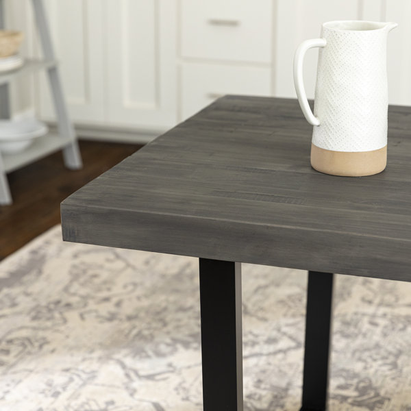 Union Rustic Amarapal Solid Wood Dining Table & Reviews | Wayfair