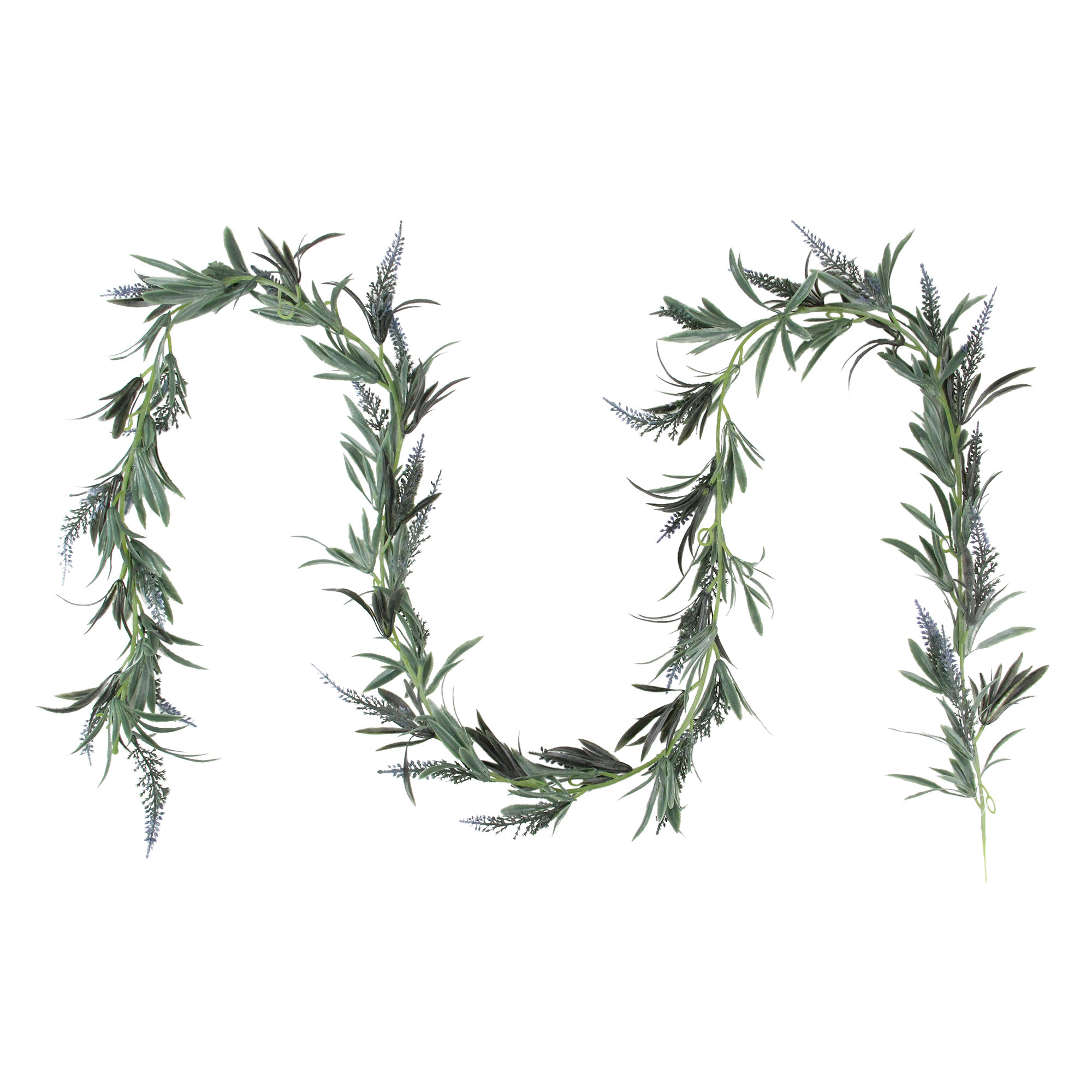 Northlight Seasonal Wispy Hanging Artificial Lavender Garland ...