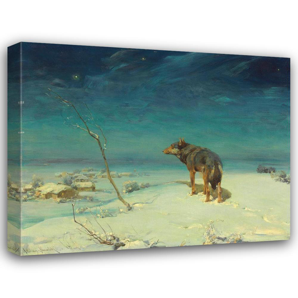 Lark Manor™ "The Lone Wolf" by Alfred Von Wierusz-Kowalski - Gallery ...