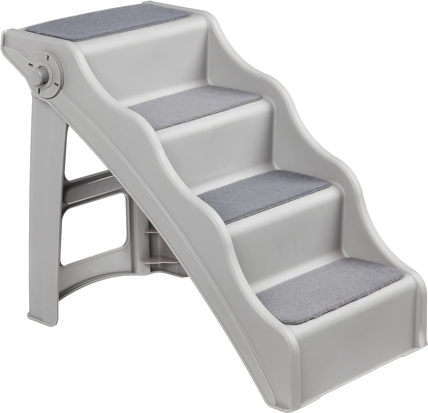 Tucker Murphy Pet™ Foldable Steps For Dogs And Cats, Grey, 14.6"X22.75 ...