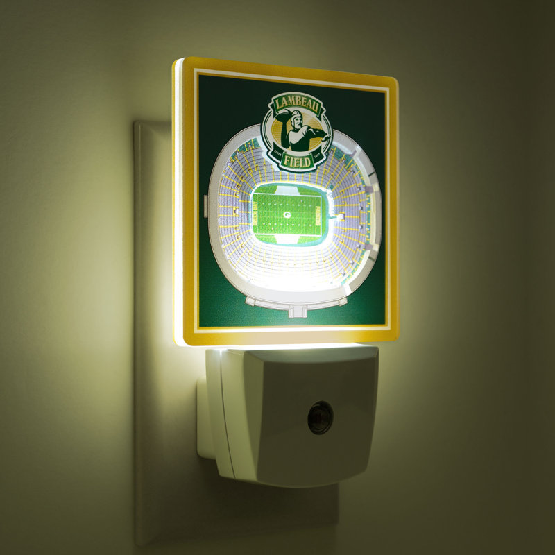 YouTheFan NFL Green Bay Packers Stadium View Night Light | Wayfair