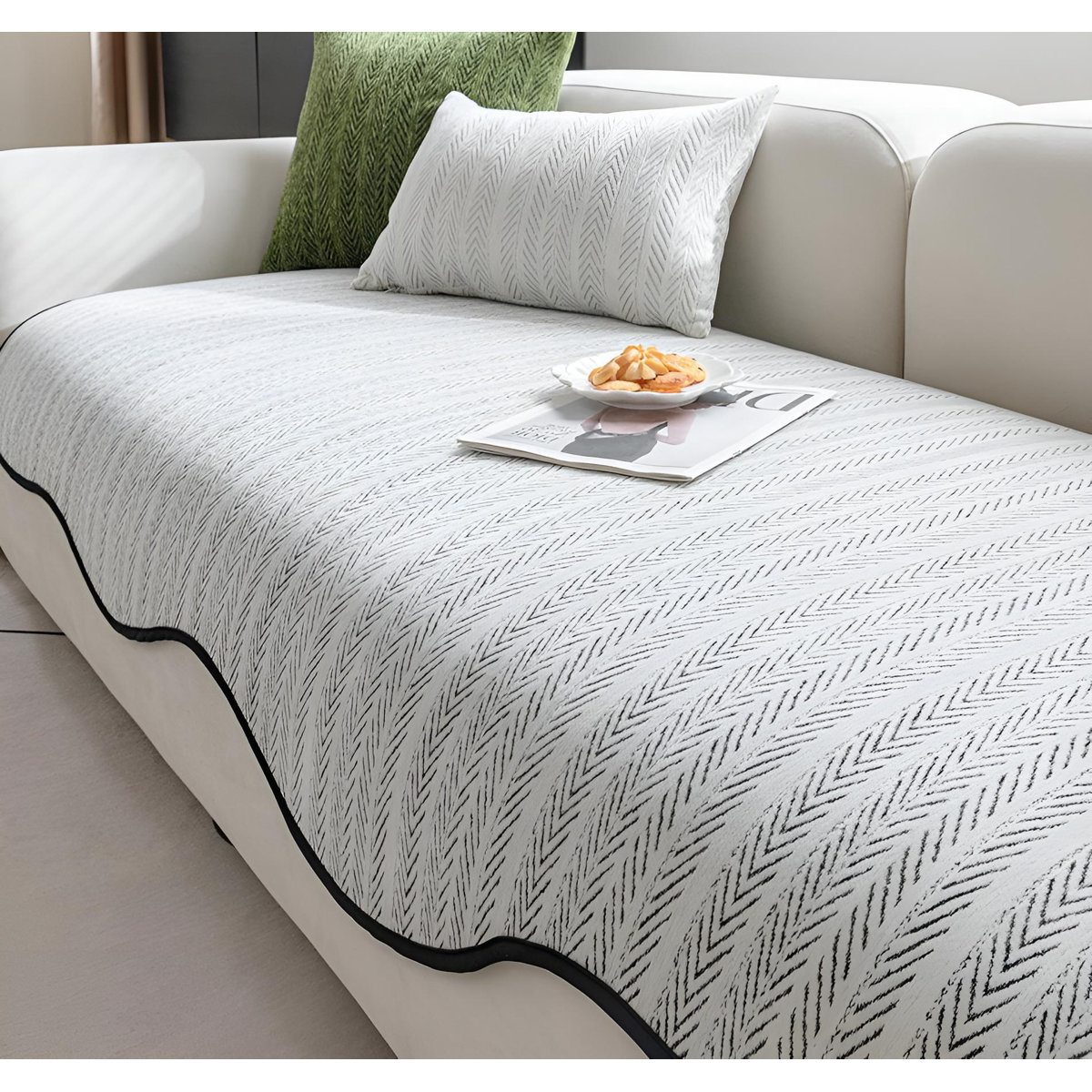 Rebrilliant Universal Shaped Sofa Cushion For All Seasons, Stain ...