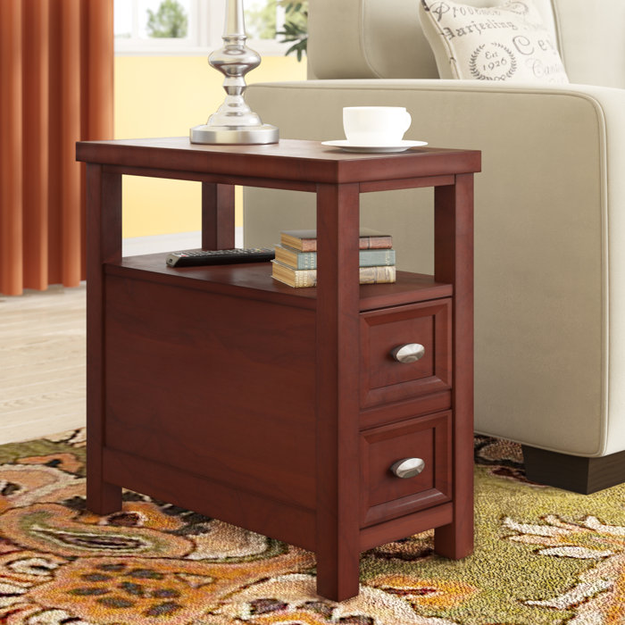 Charlton Home® Solid Wood End Table with Storage & Reviews | Wayfair
