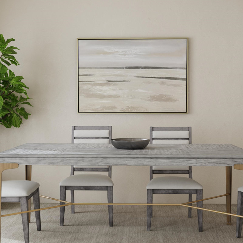 Sand & Stable™ Silver Landscape - Picture Frame Print on Canvas ...