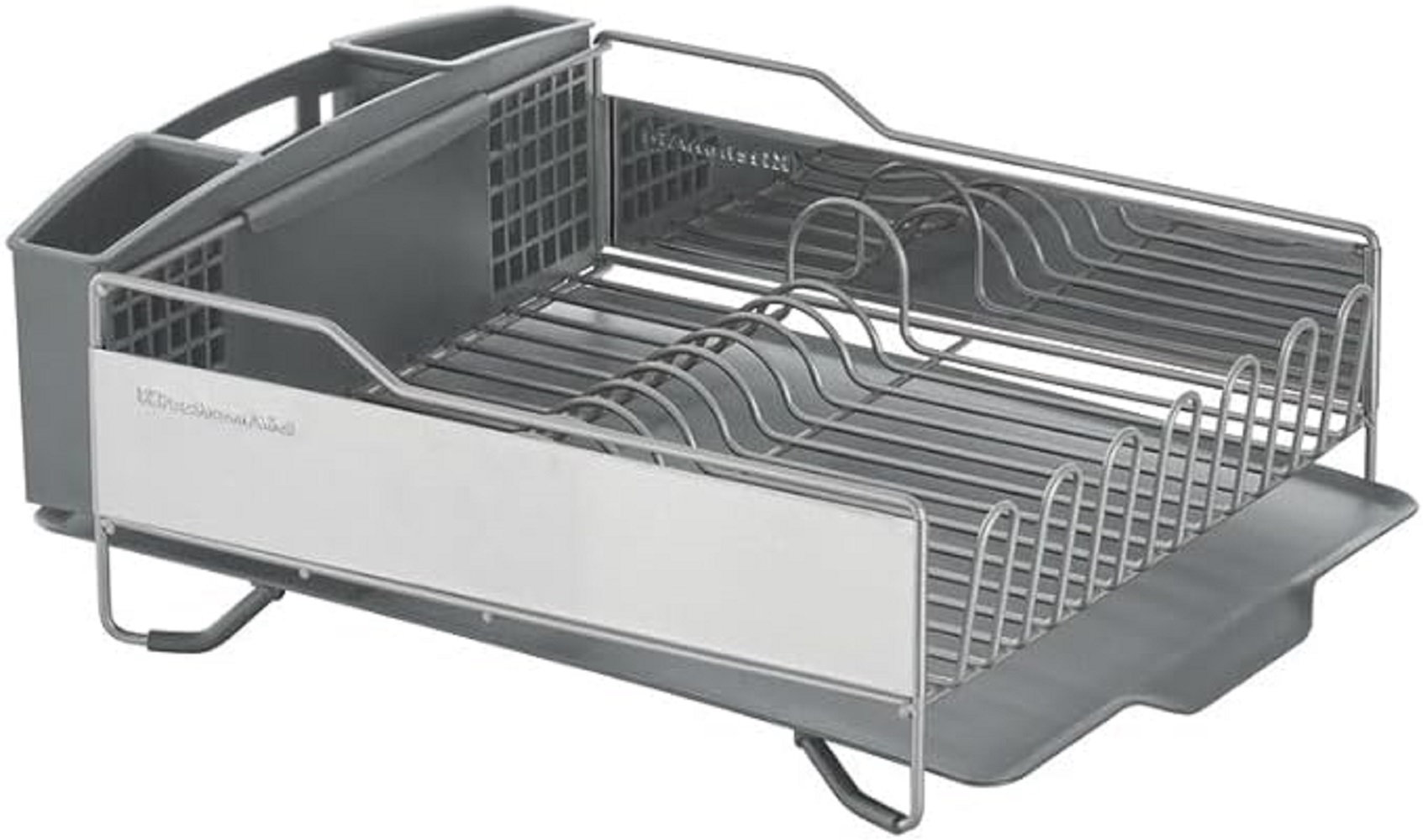 Latitude Run® Large Capacity Full Size Rust Resistant Dish Rack With ...