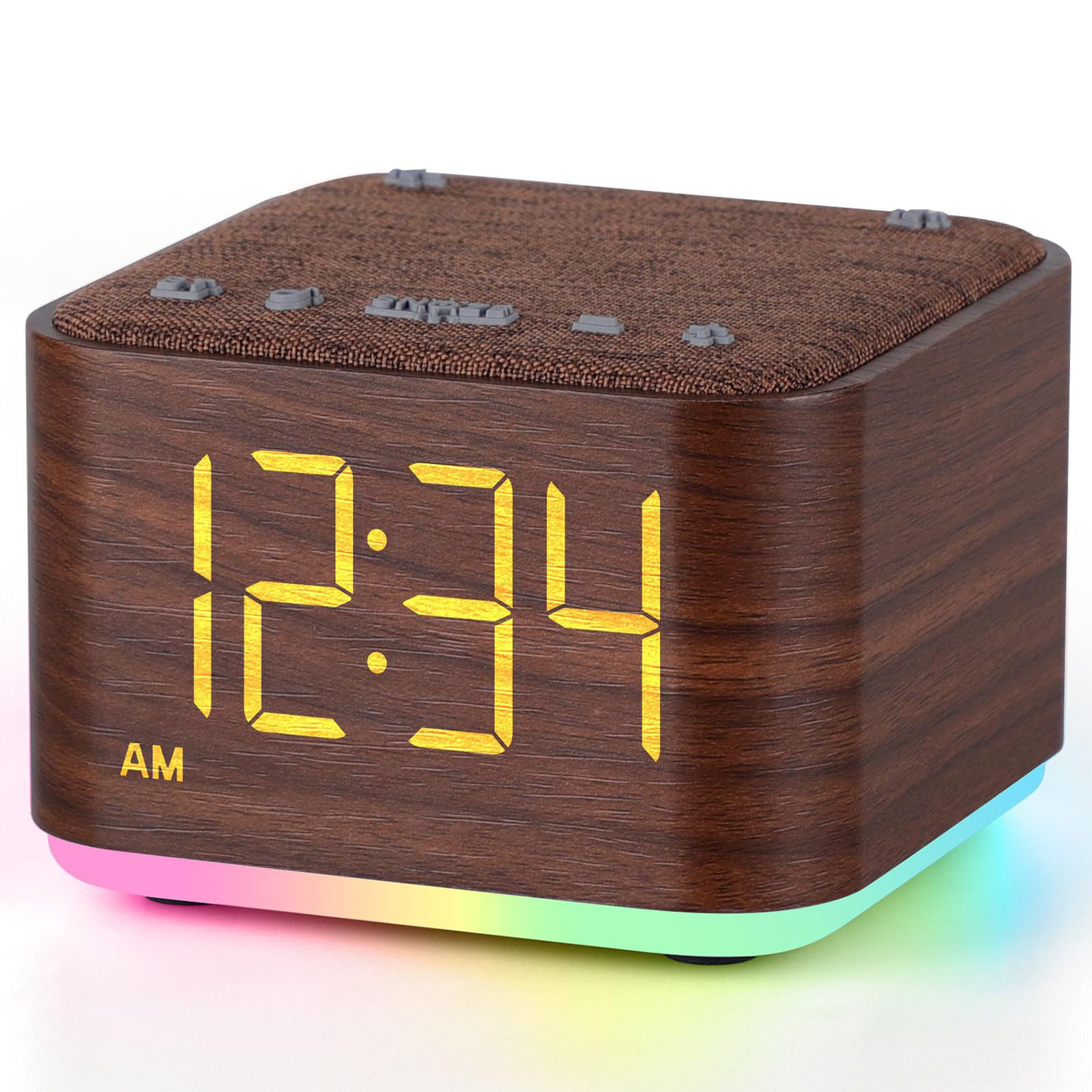 Brayden Studio® Sound Machine Alarm Clock For Bedroom: 5W Stereo ...