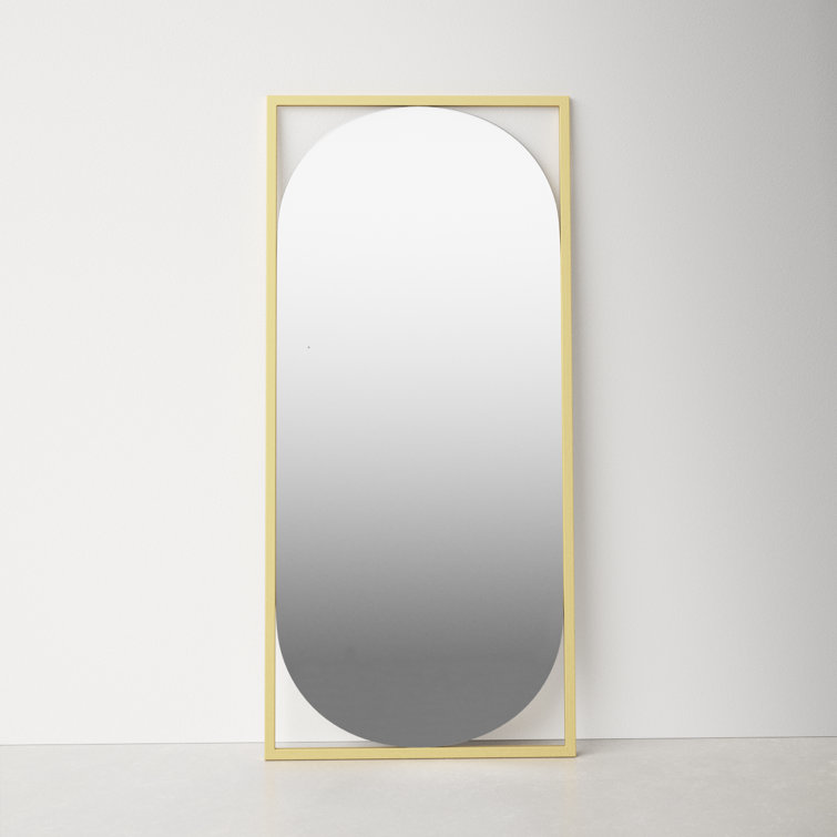 AllModern Amita Metal Flat Wall Mirror | Wayfair