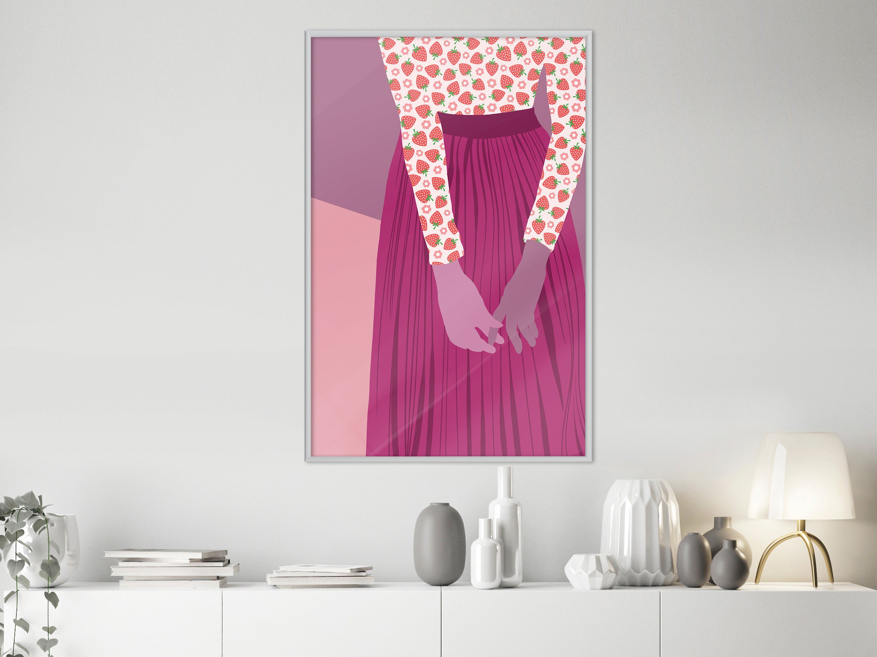 East Urban Home Fruity Blouse - Single Picture Frame Poster | Wayfair