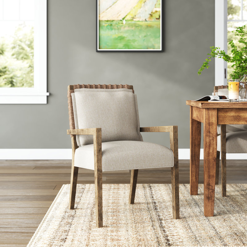 Birch Lane™ Gooding Upholstered Arm Chair in Brown | Wayfair