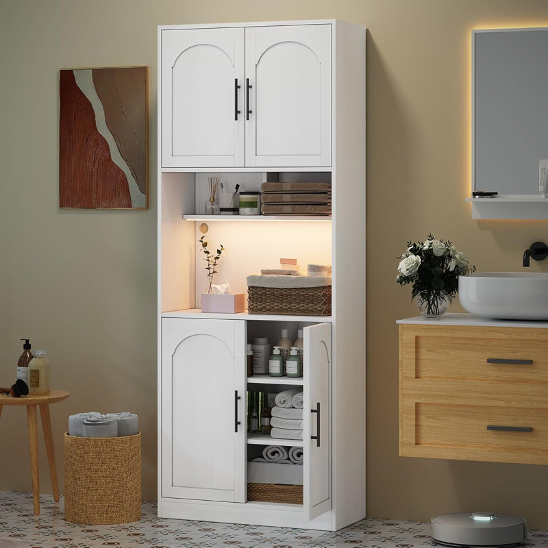 Latitude Run® 71" Tall Kitchen Pantry Storage Cabinet | Wayfair