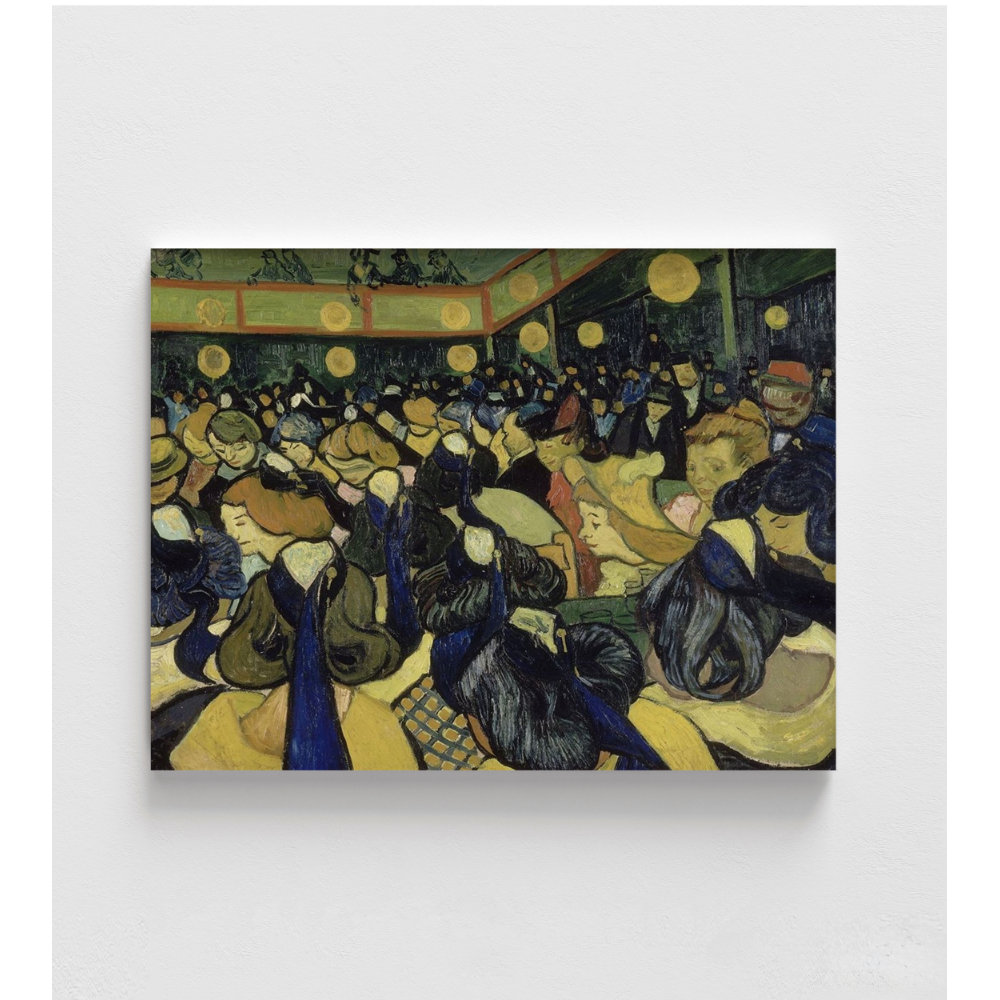 WeFrameArt The Dance Hall In Arles By Vincent Van Gogh, Dance Room ...