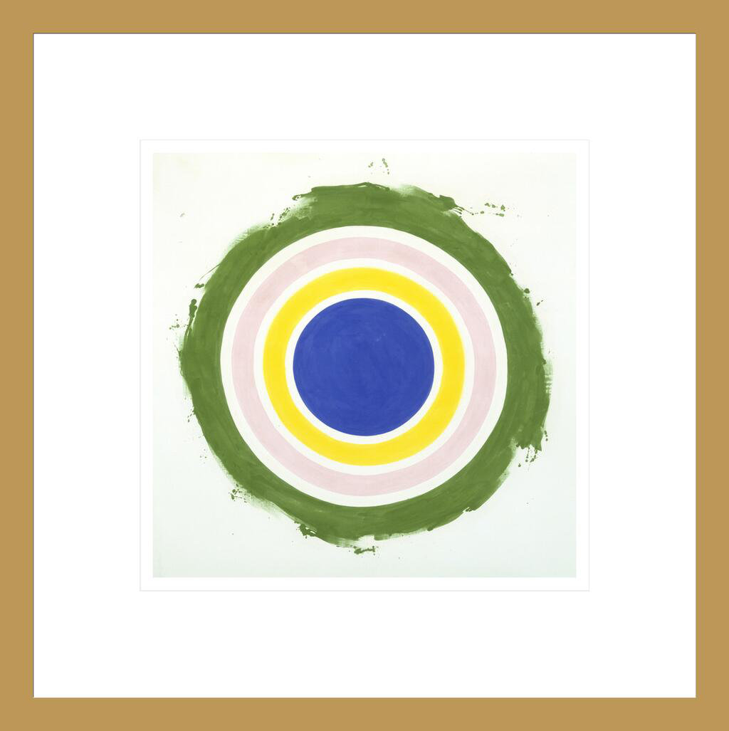 1000Museums Half by Kenneth Noland - Giclee Print | Wayfair