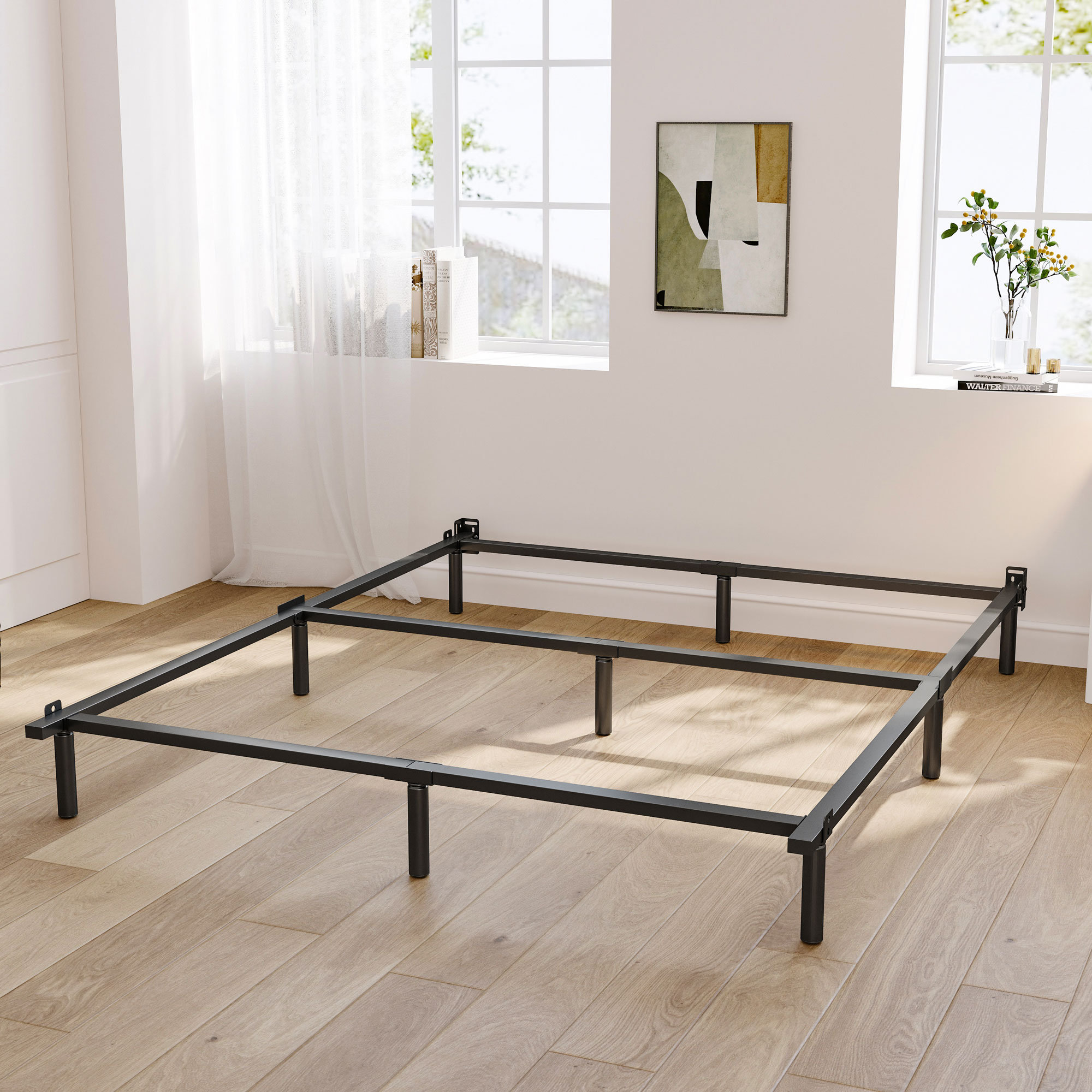 Alwyn Home Marple 7 Inch Steel Bed Frames, Heavy Duty Box Spring ...