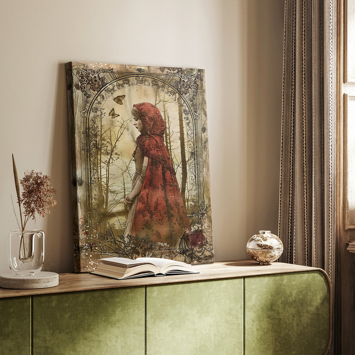 August Grove® WOMEN Series CCCXCI -Premium Gallery Wrapped Canvas ...