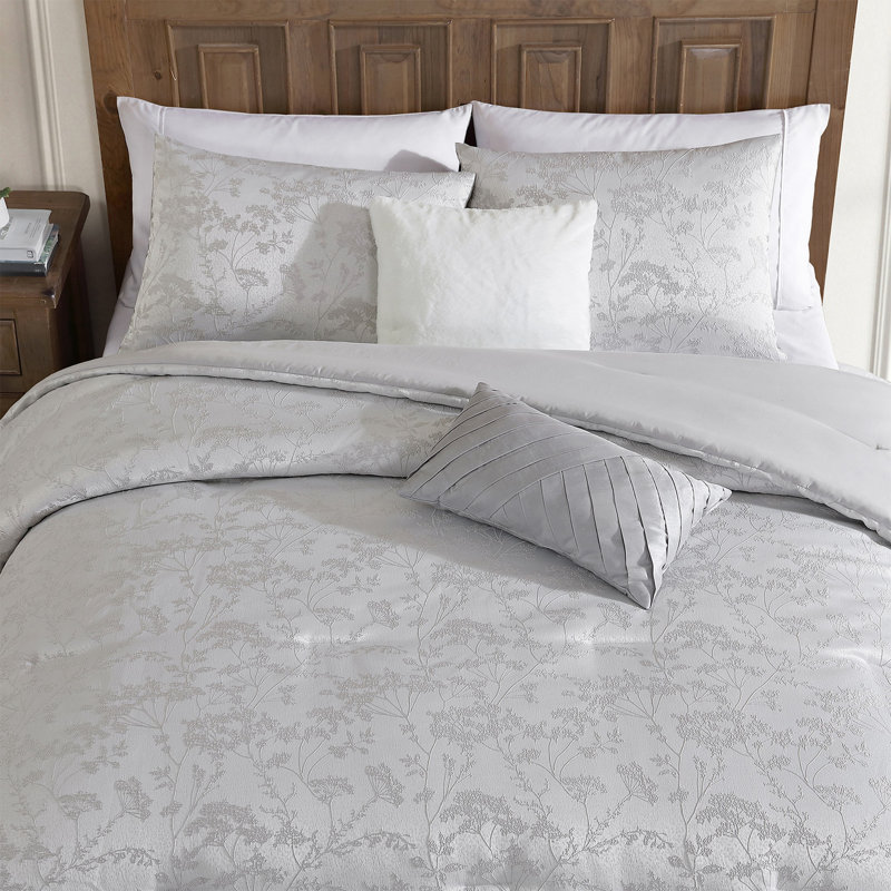 Tahari Home Nikka 5-Piece Jacquard Floral Comforter Set | Wayfair