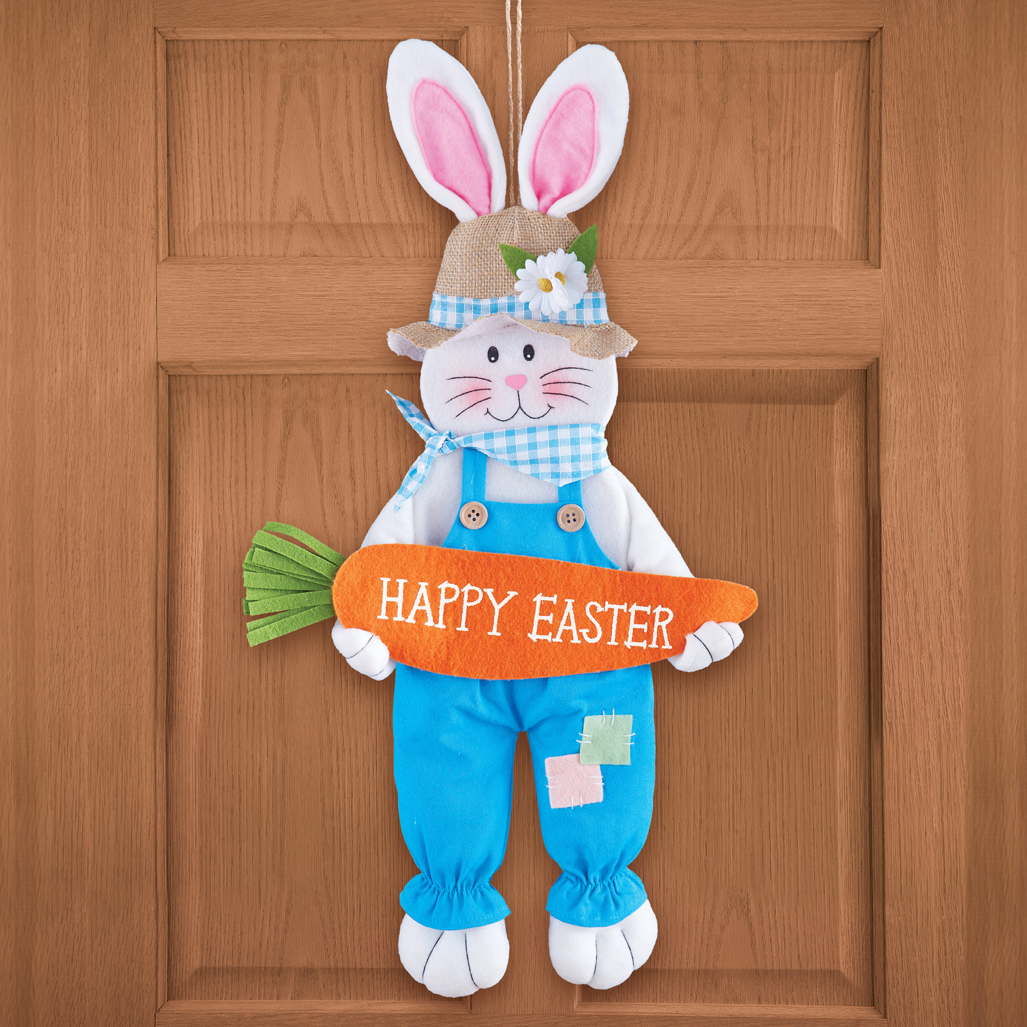 The Holiday Aisle® Bunny Happy Easter Wall Decor | Wayfair