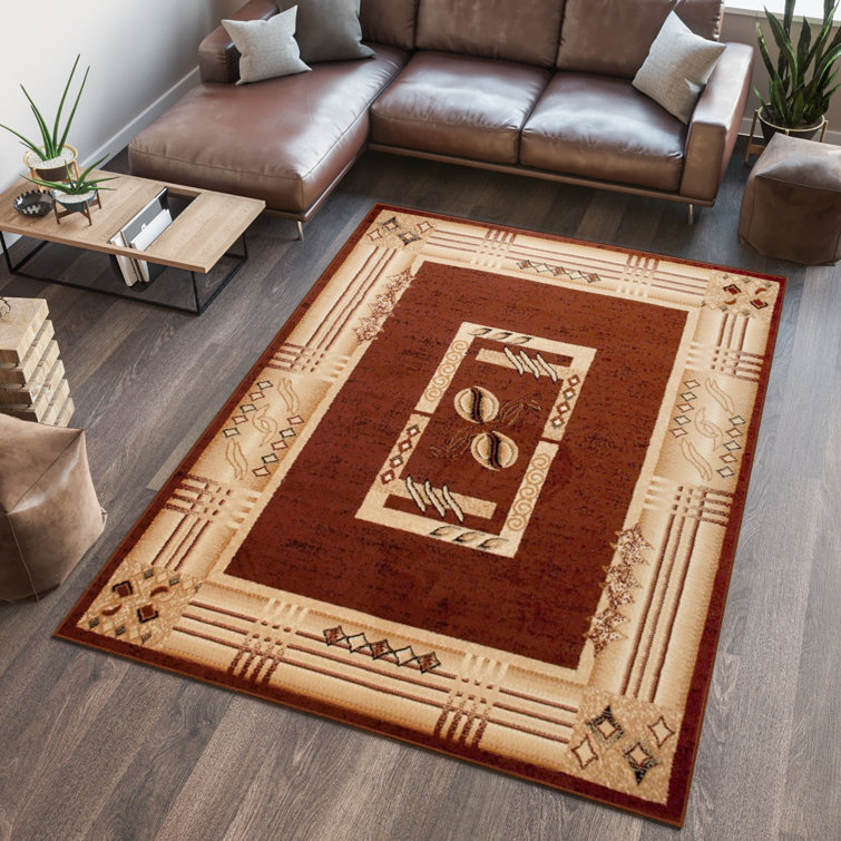 Marlow Home Co. Aengus Caramel Brown Area Rug | Wayfair.co.uk