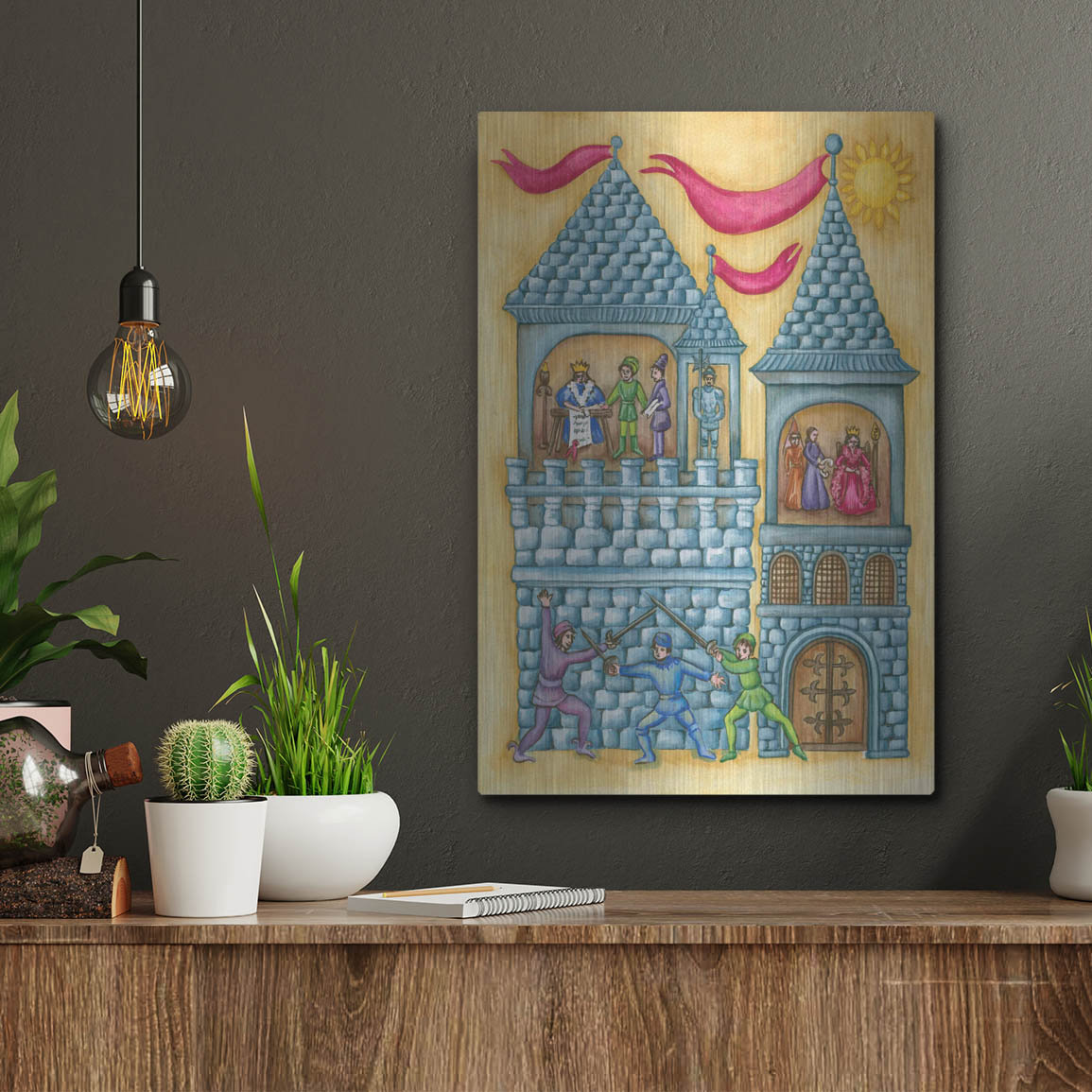 Winston Porter 'The Castle' by Andrea Strongwater Metal Wall Art | Wayfair