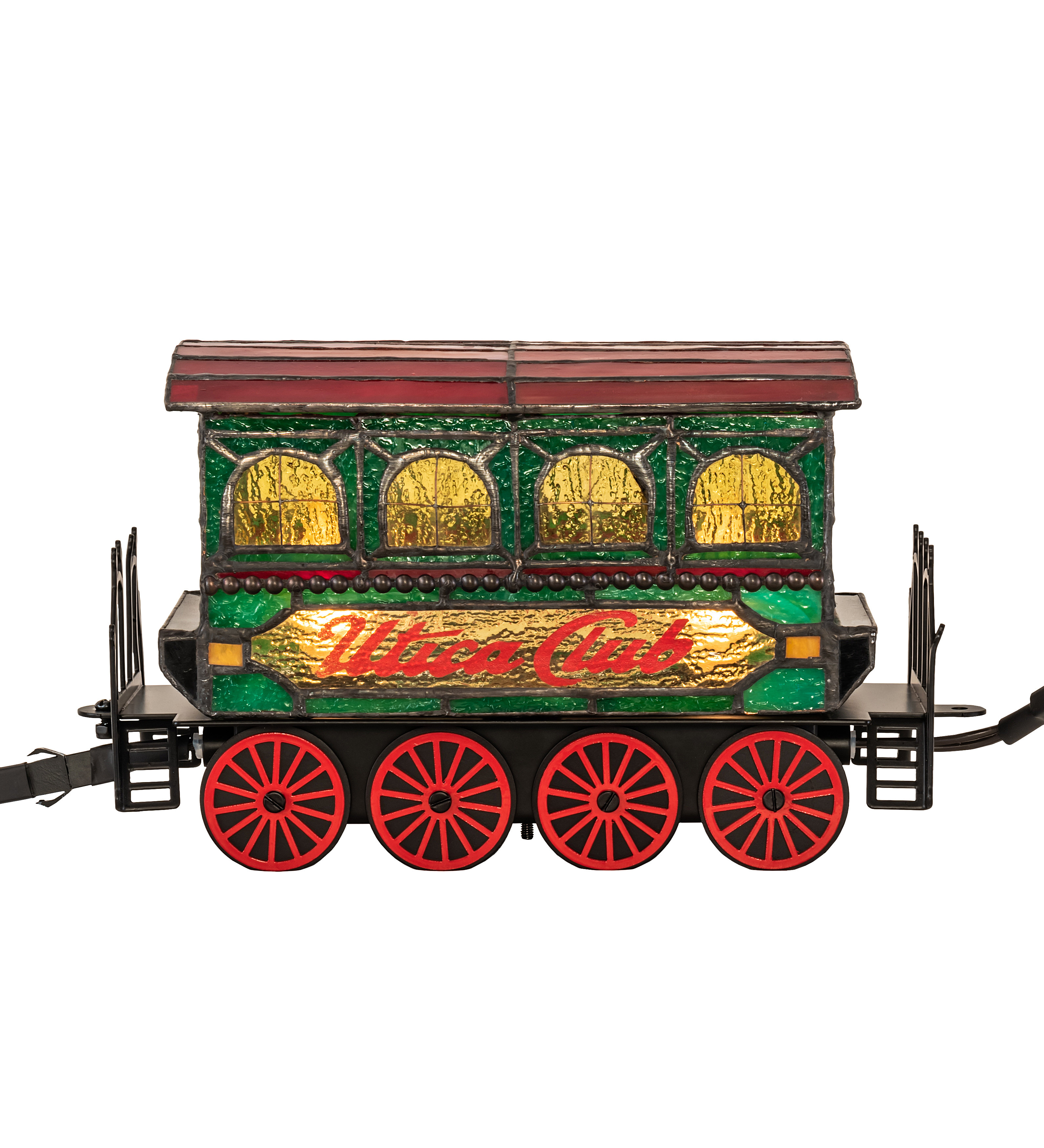 Meyda Lighting Traincar Sculpture 8.12" Transportation Lighted Art ...