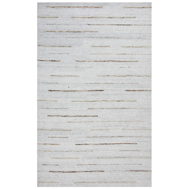 Hokku Designs Hand TuftedRecycled Polyester/Wool Blend Area Rug | Wayfair