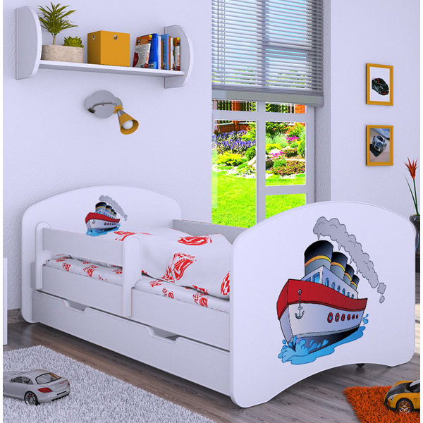 Isabelle & Max Marquart European Toddler (80 x 160cm) Cabin Bed with ...