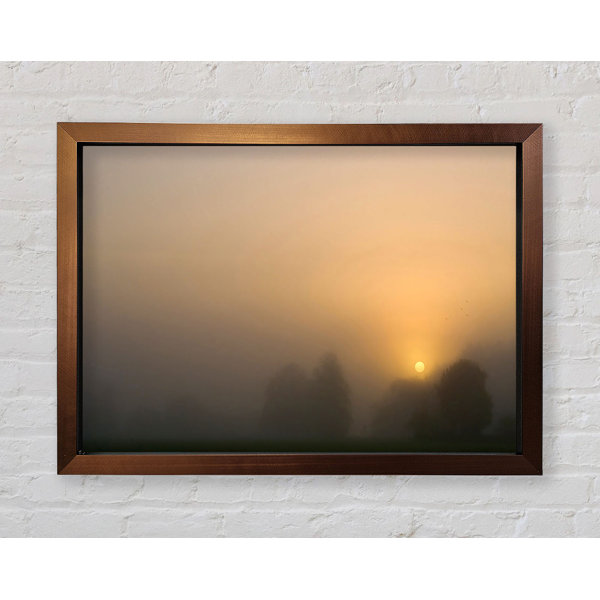 17 Stories Foggy Day - Single Picture Frame Print | Wayfair.co.uk
