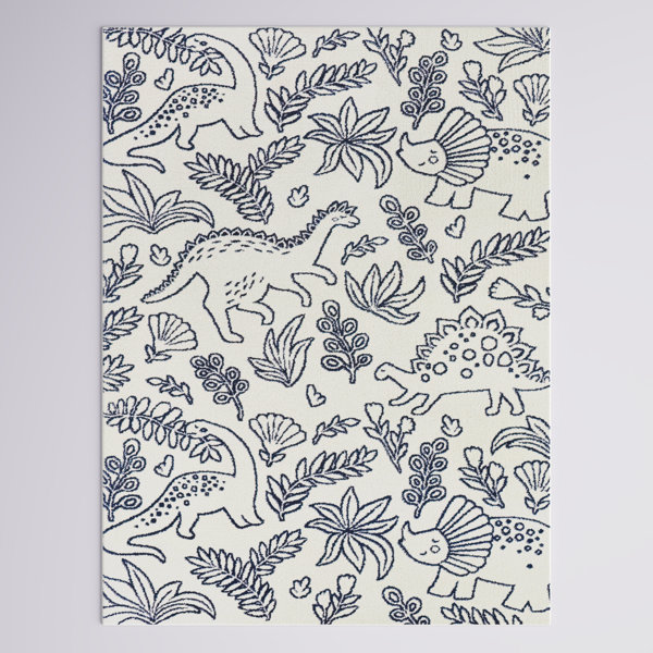 Mack & Milo™ Rhawnhurst Cream/Navy Rug & Reviews - Wayfair Canada