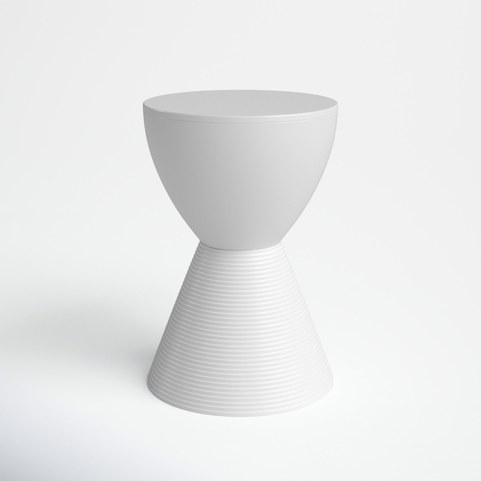 AllModern Durant Drum End Table with Storage & Reviews | Wayfair