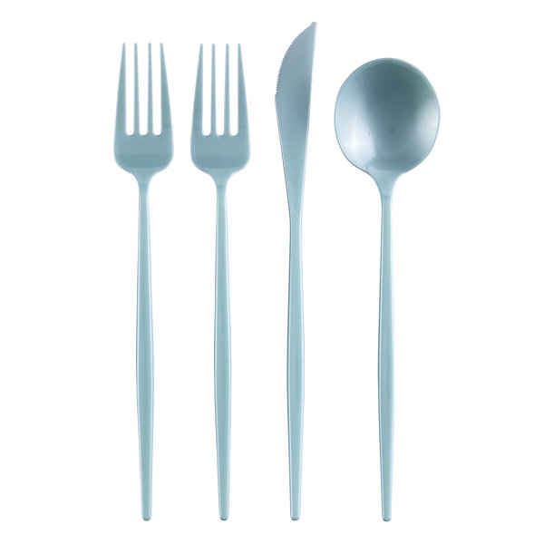 The Party Aisle™ Bottomley Heavy Weight Plastic Disposable Flatware ...