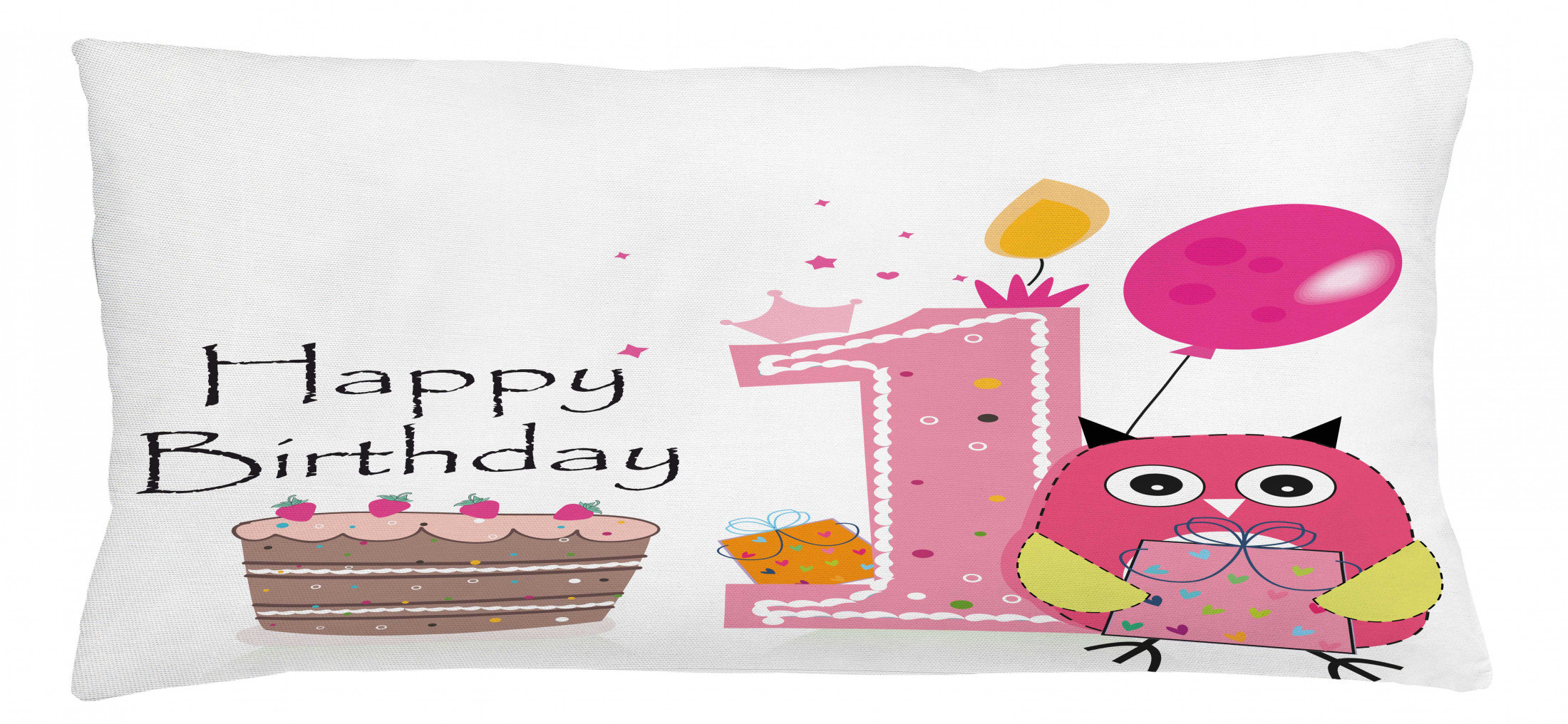 Ambesonne 1St Birthday Indoor / Outdoor Lumbar Pillow Cover | Wayfair