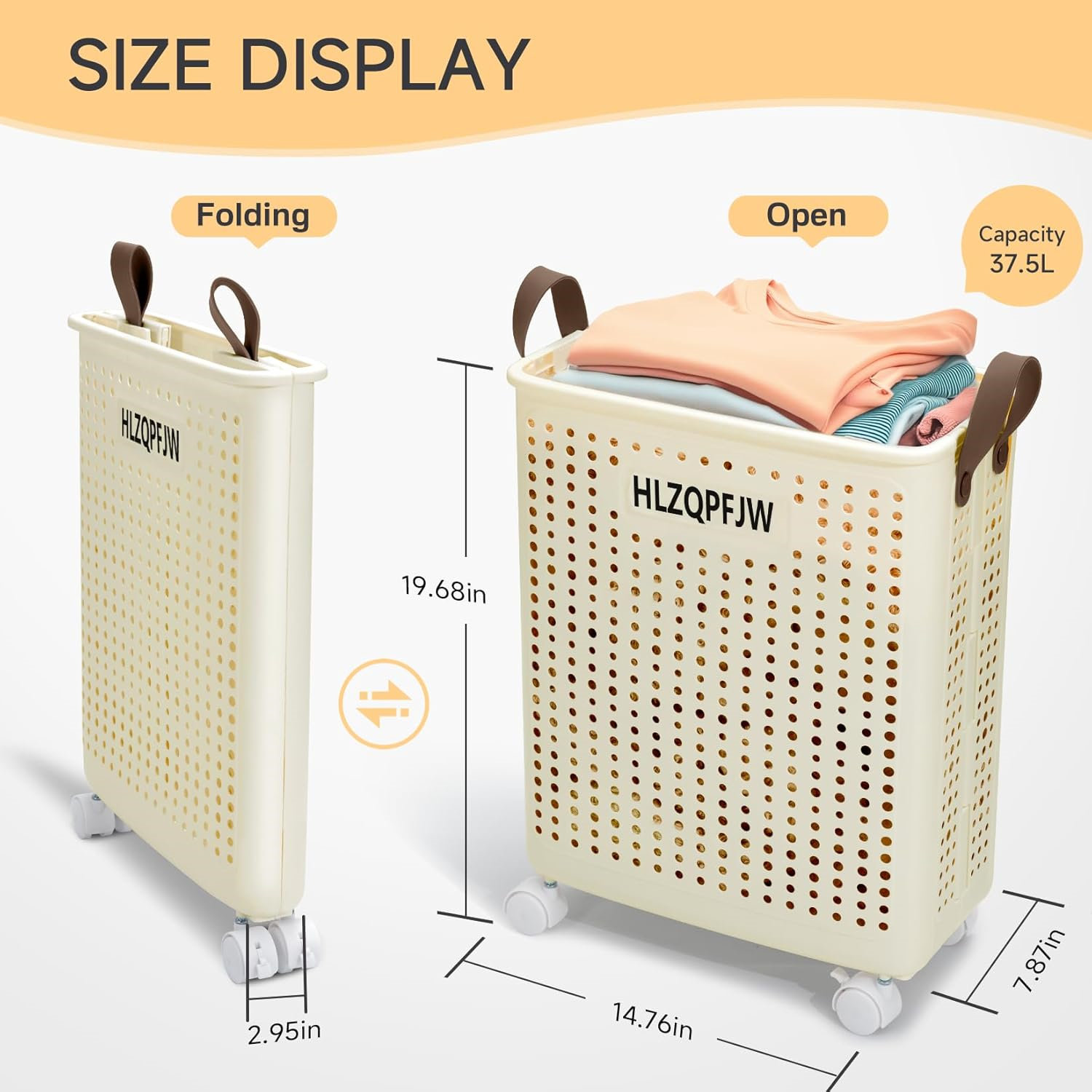 dVault 50L Large Capacity Collapsible Hollow Breathable Design Laundry ...