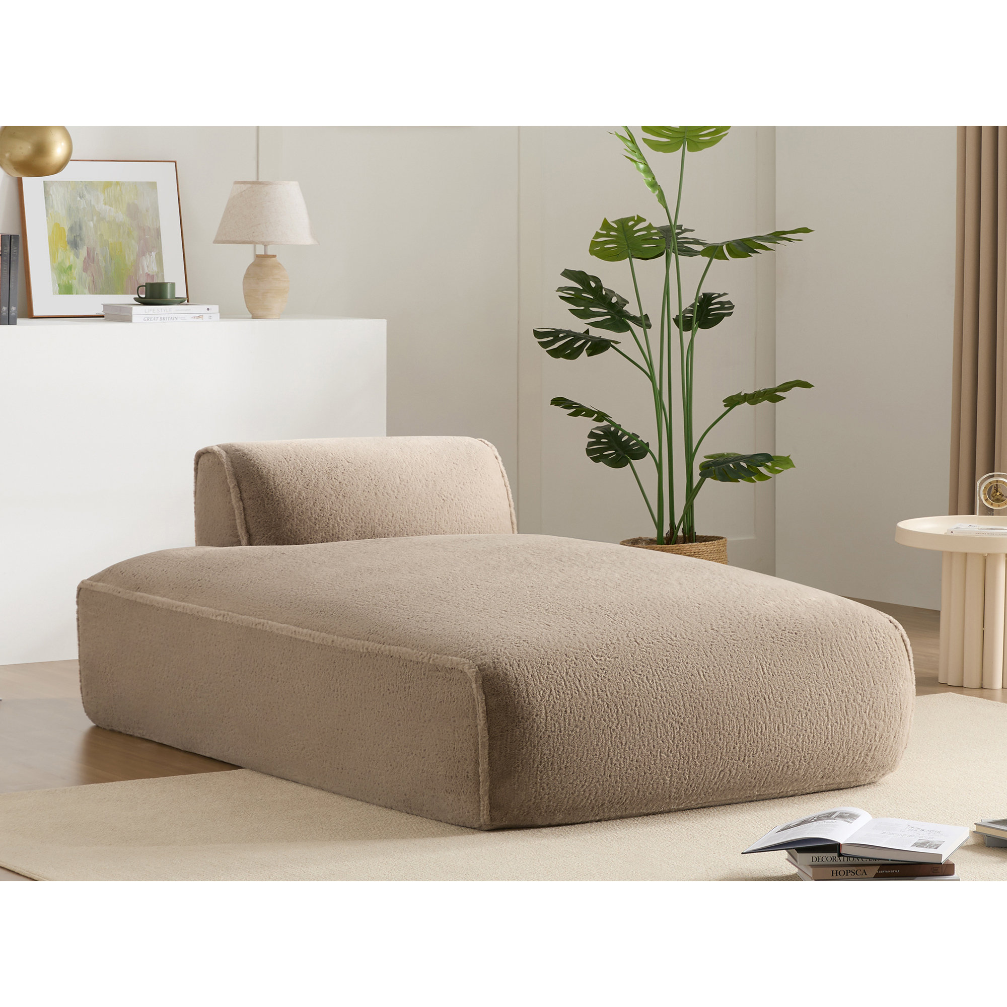Mercer41 Modular Foam Sofa Chic Minimalist Style Living Room Friendly ...
