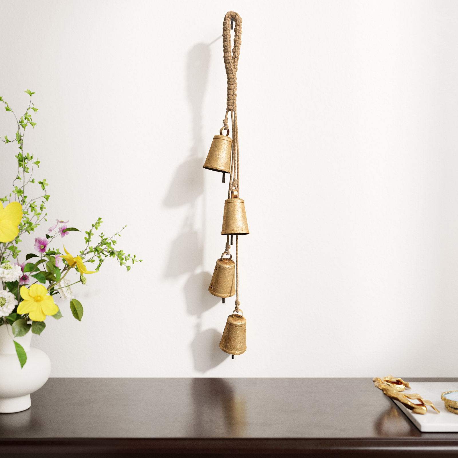 Kelly Clarkson Home Kristen Metal Decorative Door Hanging Bells | Wayfair