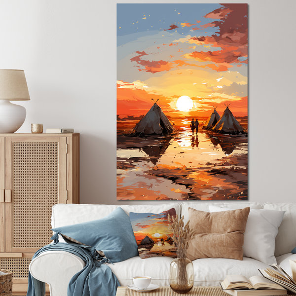 Bungalow Rose " Sahrawi Tents African Landscape III " | Wayfair