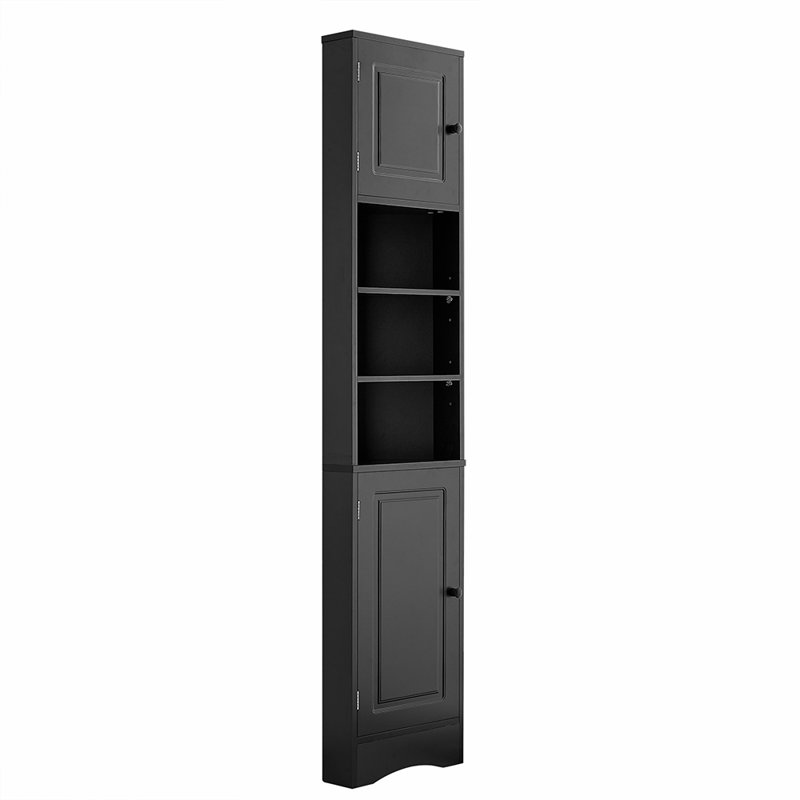 Lark Manor™ Corner Cabinet Tall Bathroom Storage Cabinet with ...