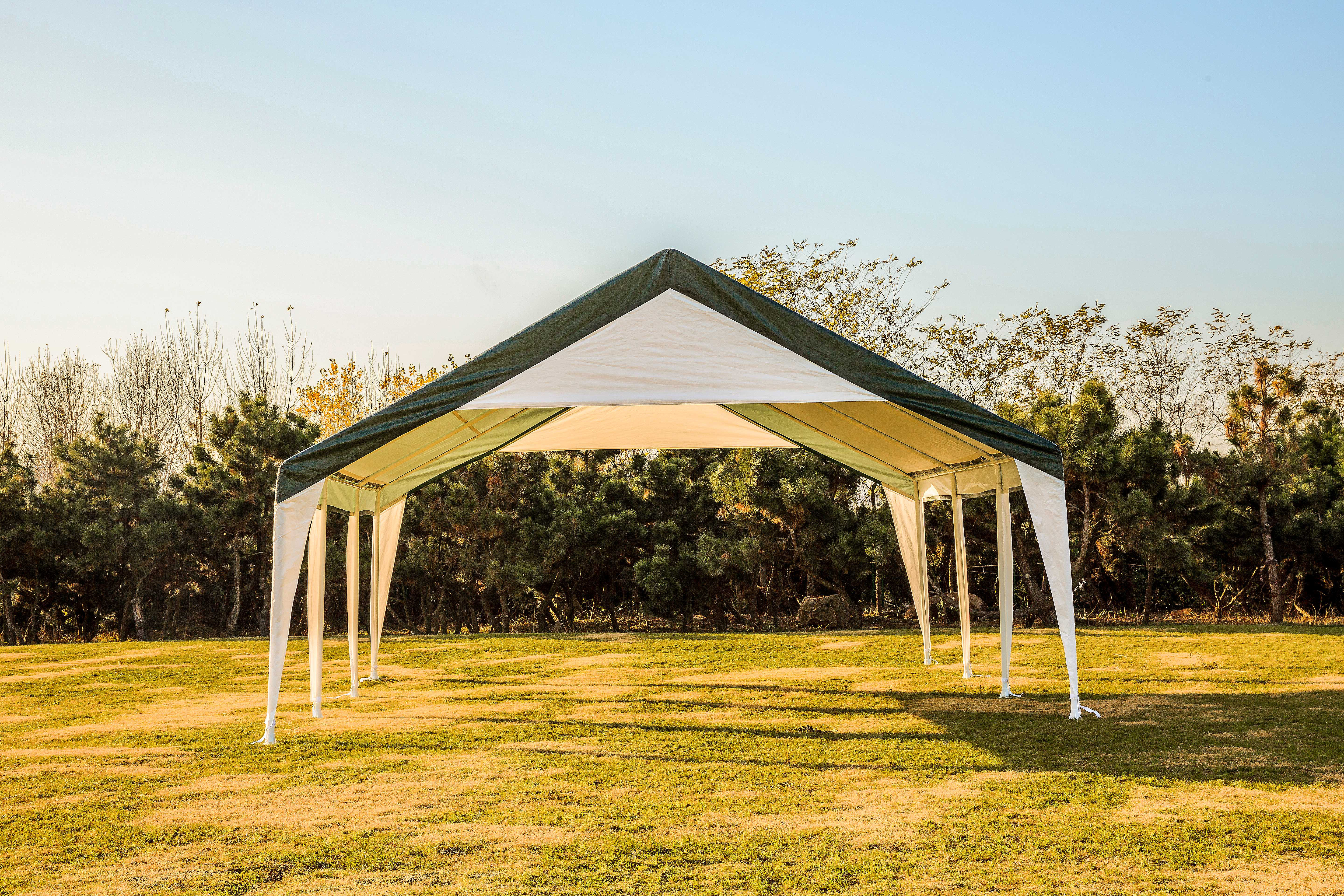 WEATHERFAST 20 Ft. W x 20 Ft. D Metal Party Tent & Reviews - Wayfair Canada