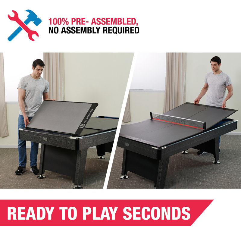 MD Sports 4-Piece Foldable Table Tennis Conversion Top, 9mm Thick ...