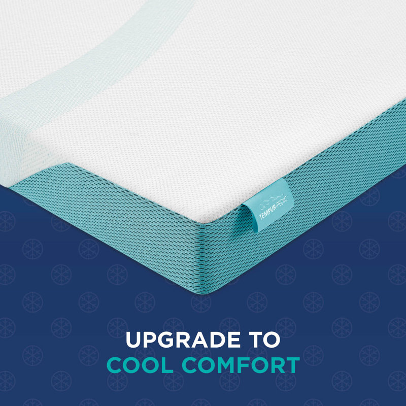 Tempur-Pedic TEMPUR-Adapt Cooling 3" Memory Foam Mattress Topper ...