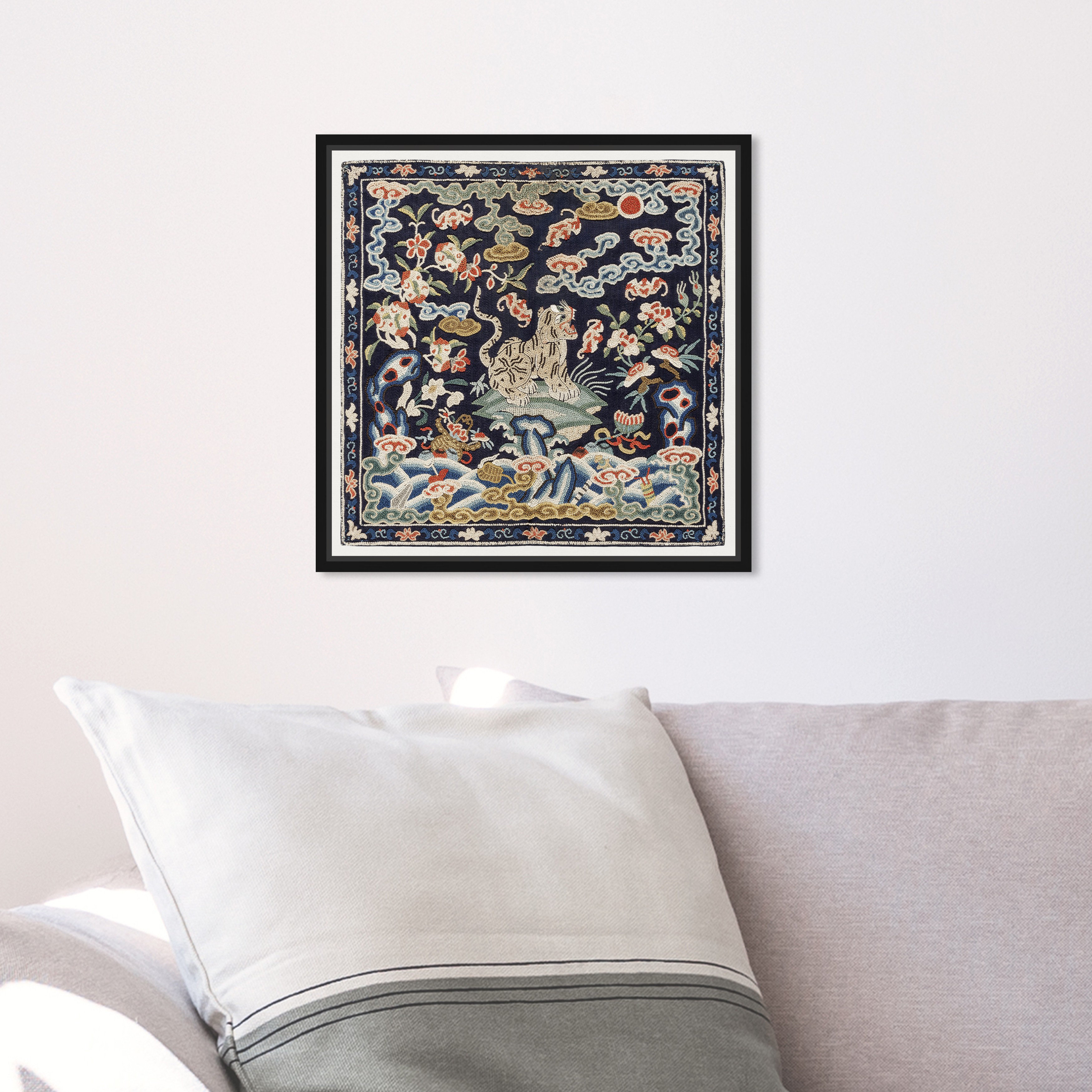 Oliver Gal Prints Qing Dynasty Badge - Painting Print on Canvas | Wayfair