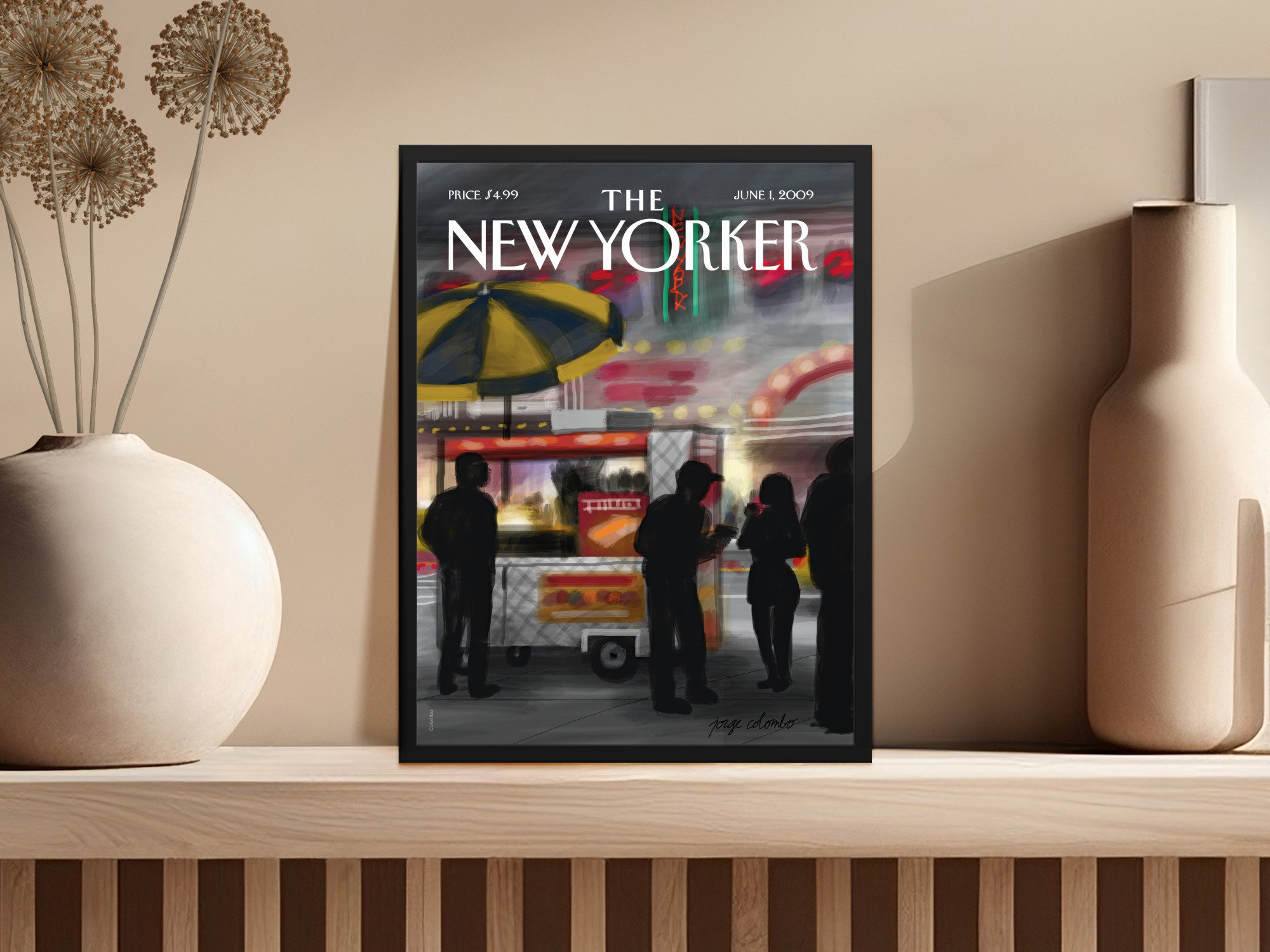 Lark Manor The New Yorker June 1 2009 Cover Art Illustration Framed ...