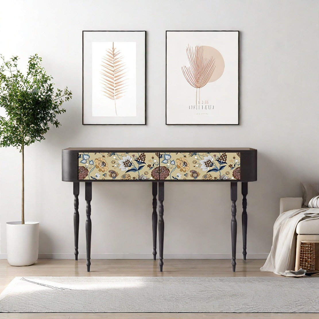 Liu's ink furniture Retro Multifunctional Elegant Art Console Table ...