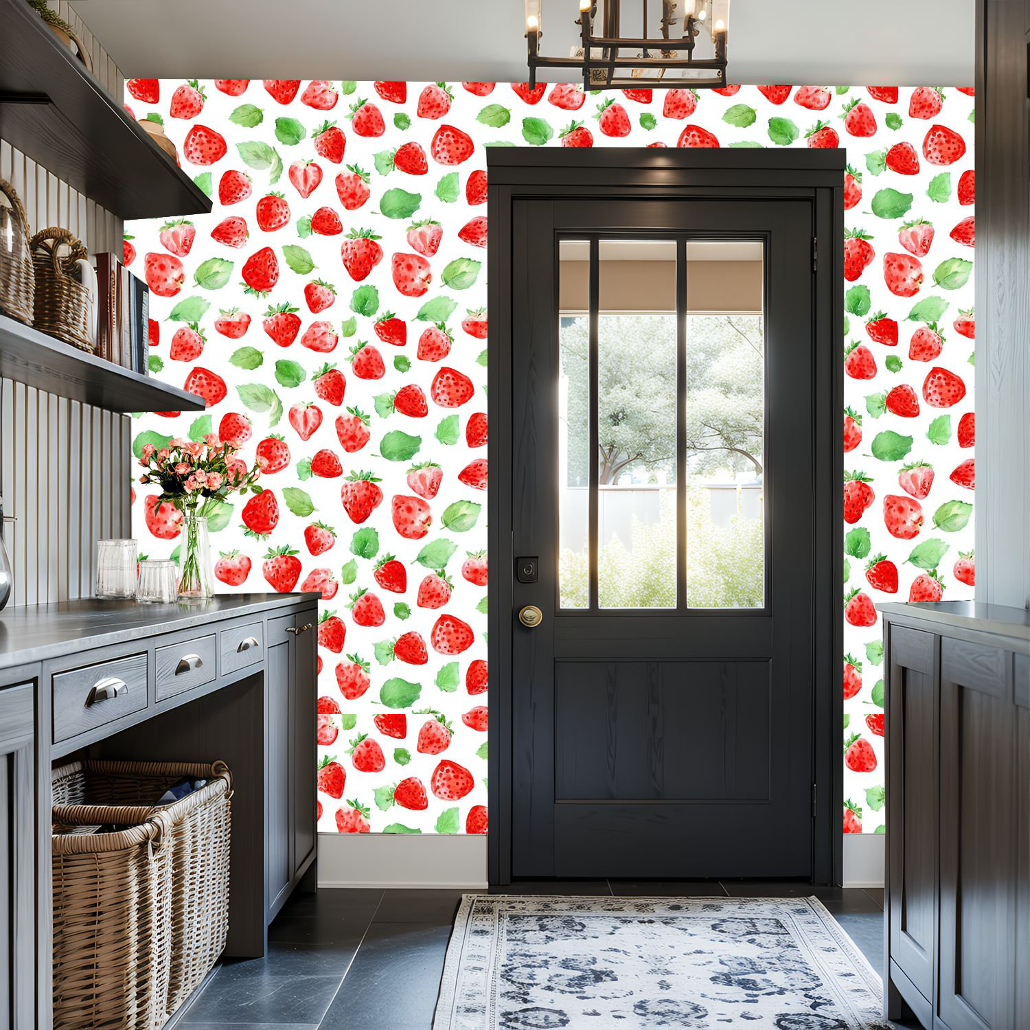 Winston Porter Peel and Stick Wallpaper Contact Paper Watercolor ...