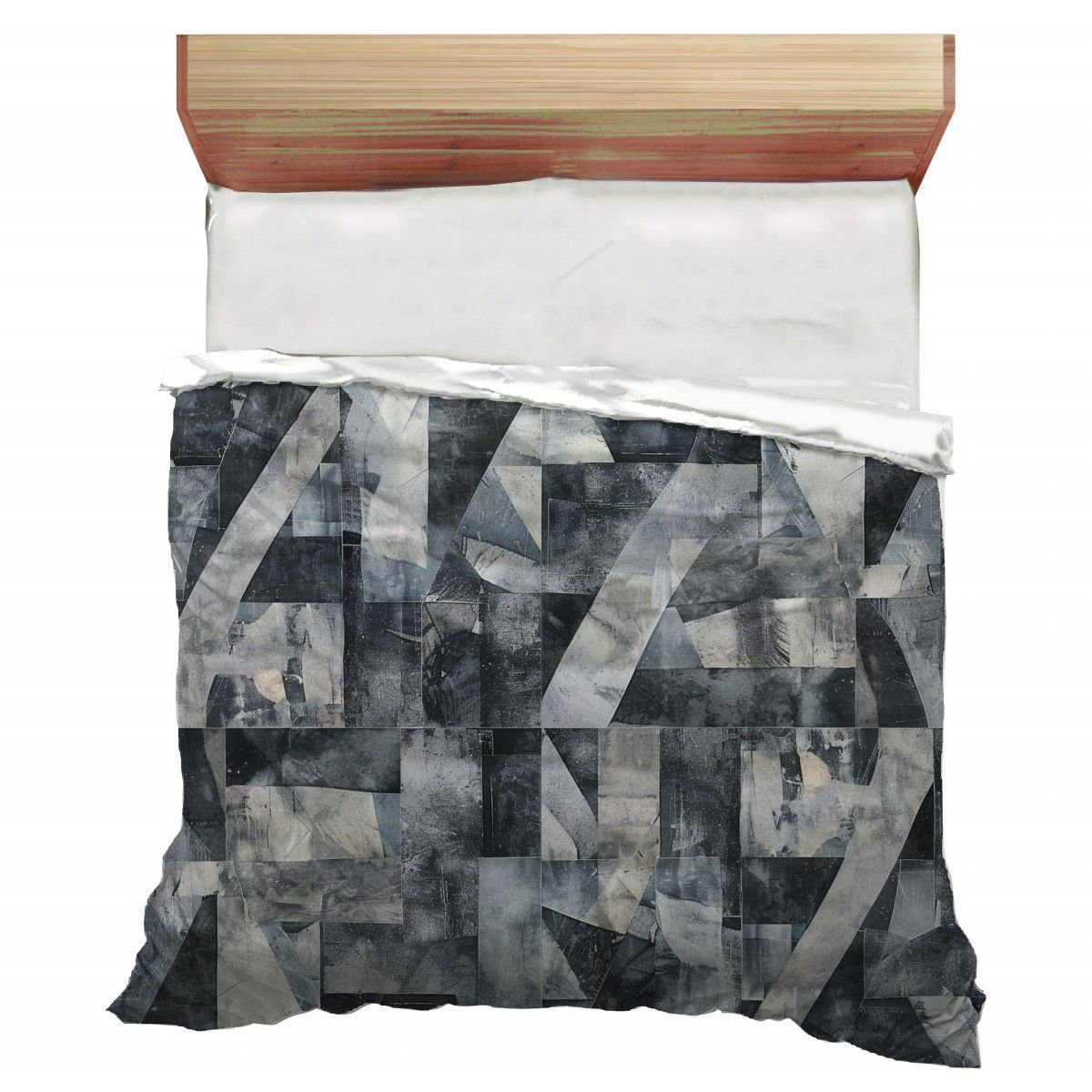 VisionDecor Geometric Bedding Cool Patterns Duvet Cover Monochrome ...