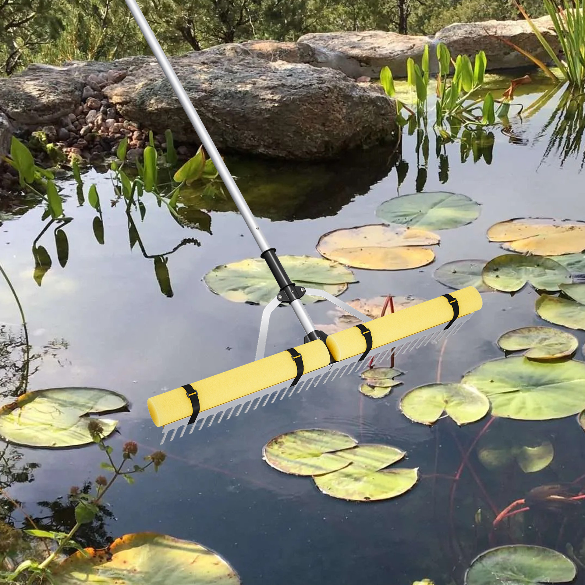 S-nova 36 In Lake Pond Rake Weed Removal Aquatic Weed Control - Wayfair ...